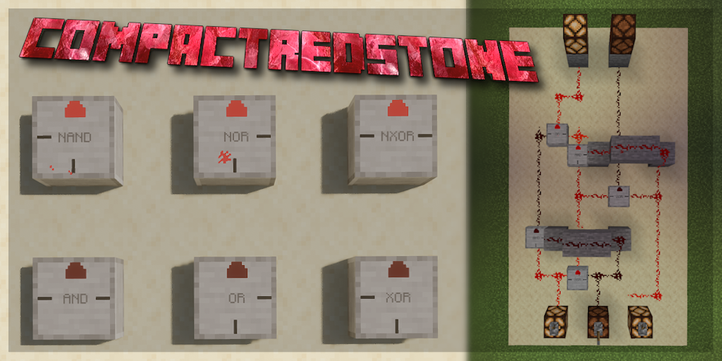 CompactRedstone | Logic Gates on Polymart - Minecraft Plugins