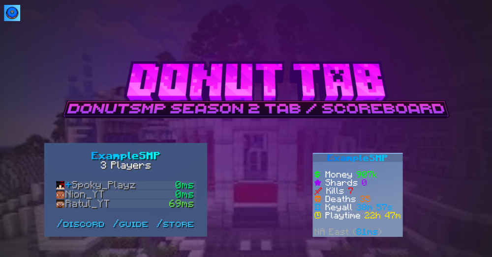 [FREE] Donut Smp 2 TAB config on Polymart - Minecraft Configurations